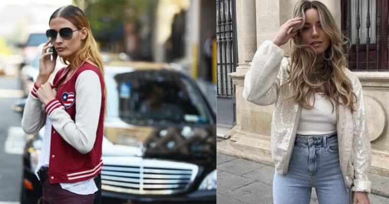 Unpacking the Style Statement: The Allure of Gina Moore Purple Bomber ...